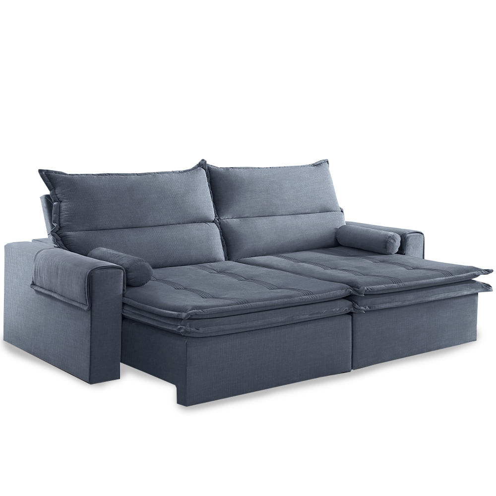 Sofá Lagoa - Retrátil e Reclinável - Suede 12114 - 210cm Copy ...