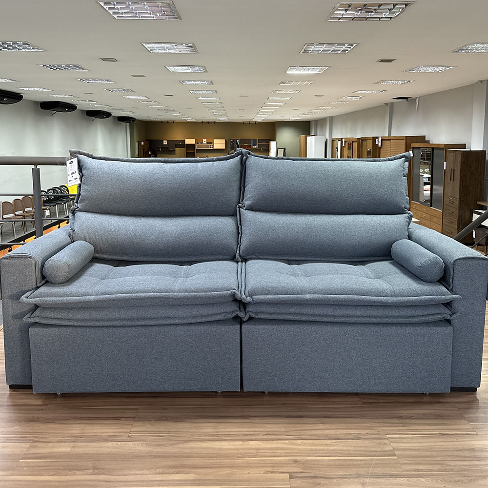 Sofá Lagoa - Retrátil e Reclinável - Suede 12114 - 210cm Copy ...